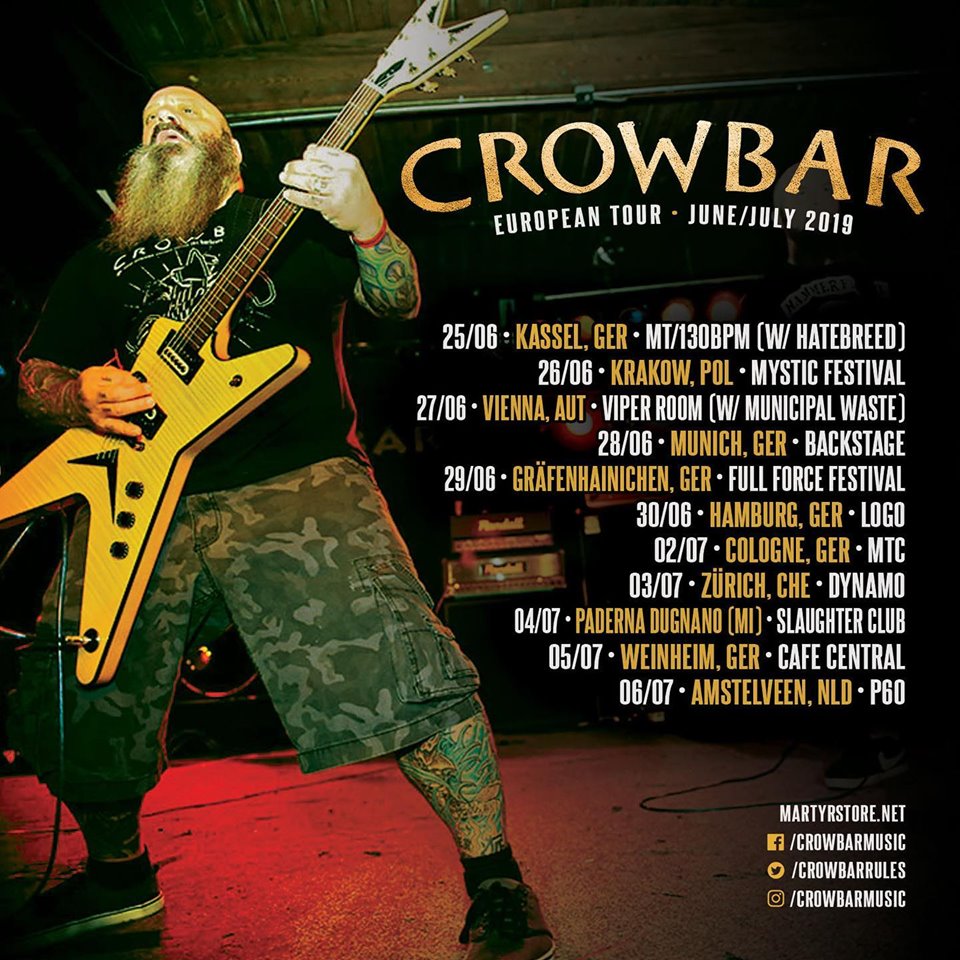 Crowbar van Graspop naar Amstelveen | Zware Metalen