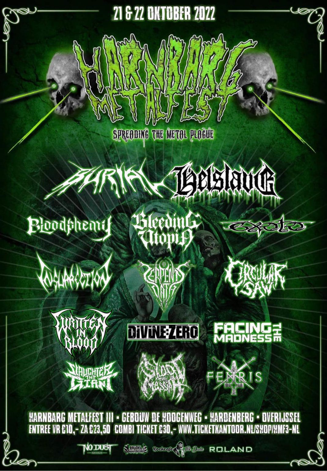 Harnbarg Metalfest: spreading the metal plague op 21 en 22 oktober ...