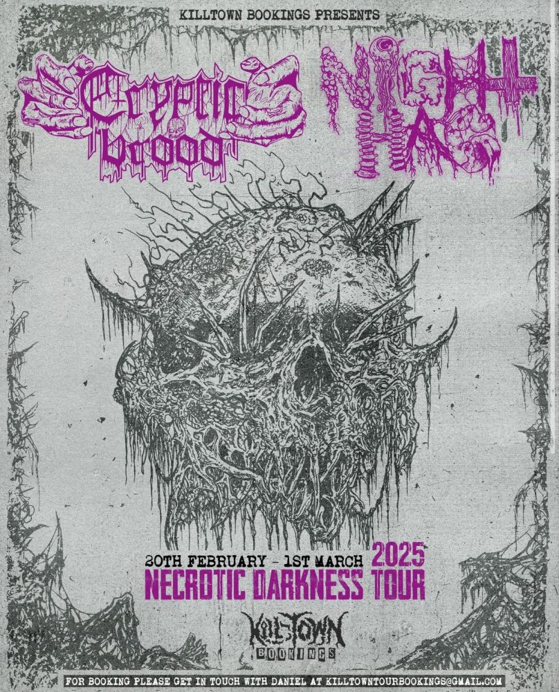 Het wordt rauw en smerig: Cryptic Brood en Night Hag in Musicon | Zware Metalen